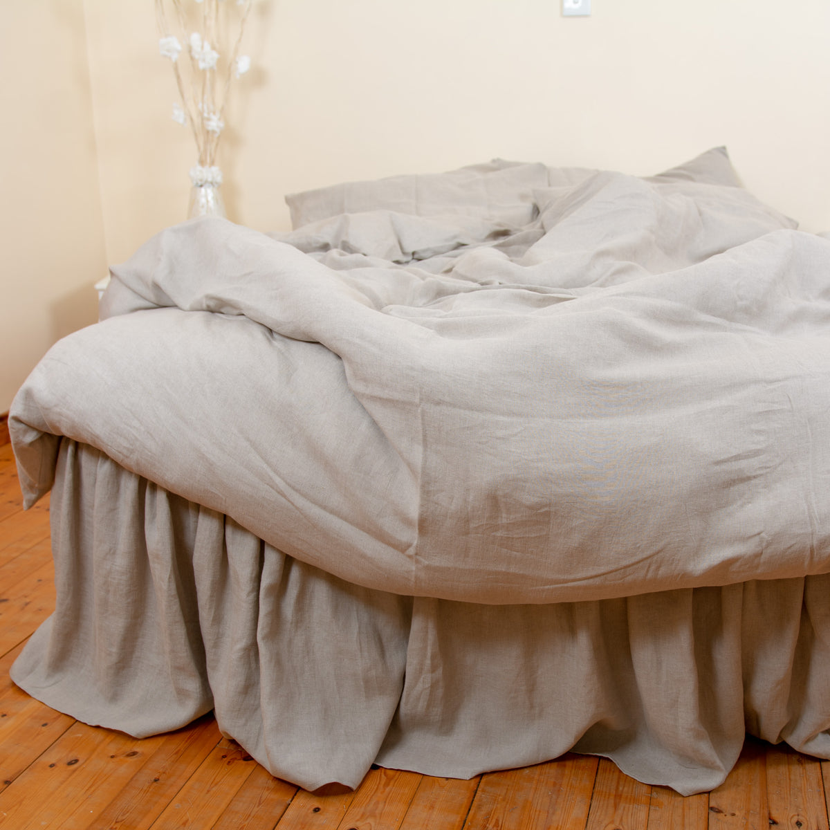Luxury Organic Linen Duvet Cover, Natural Linen – PureLinen.IE